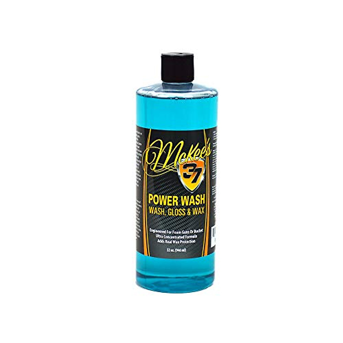 McKee's 37 Power Wash & Wax (Foam Soap for Automobiles & Boats), 32 oz.