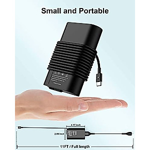 65W 60W USB-C Charger for Dell Laptop: Dell Latitude 5530 7430 5420 7420 5430 5520 7340 5540 7530, for Dell Inspiron 14 7420 7425 16 7620 2-in-1 XPS 13 9320 9305 Chromebook 3110 Type C AC Power Cord