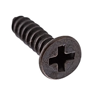#4 x 1/2" Antique Copper Flat Head Phillips Wood Screws - Pack of 100 - Self Tapping Screws for Wood - FH412-SACQ