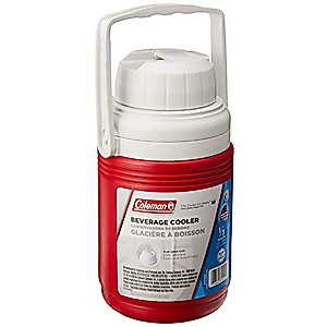 Coleman Beverage Cooler, Red, 1/3 Gallon
