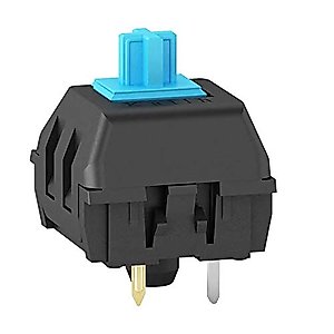 LUO Kaihua Blue Switch 3 Pin Keyswitch- Gaoteron& Cherry MX Equivalent DIY Replaceable Switches for Mechanical Gaming Keyboard (65 PCS) (Blue)
