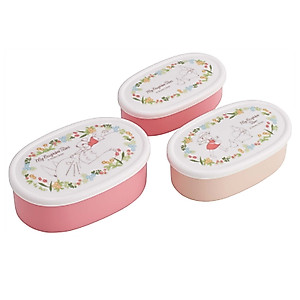 Skater My Neighbor Totoro Food Storage Container with Lids 3pc Set - Authentic Japanese Design - Durable, Dishwasher Safe - Totoro and Mei