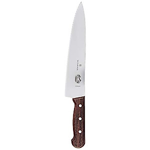 Victorinox 10-Inch Wavy/Straight Edge Sandwich Knife, Rosewood Handle