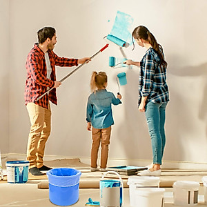 Sukh 10PCS Paint Strainer Bag - 5 Gallon Paint Filter Strainer Bucket Strainer with Elastic Drawstring Top Opening Nylon Mesh Filter White Fine Mesh Bag for Paint Gardening