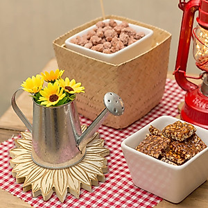 2 Pcs Sunflower Wooden Trivets for Hot Dishes Non Slip Heat Resistant Wood Trivet Mat Table and Kitchen Countertop Decor Dining Table Hot Pot Holder Sturdy Hot Pads for Pots Pans, 6 Inches