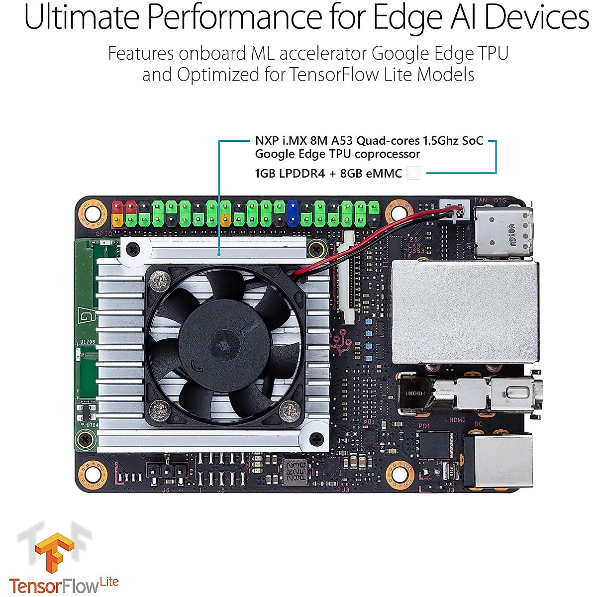 Tinker Edge T,Same SOM as Coral Dev Board,1GB RAM+8GB eMMC