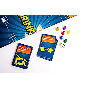 Drinkopoly Party-Game | Fun Drinking-Game for-Game Night | Hilarious Social and Interactive-Board-Game for Adults | Ages 21+ | 1-6 Players | Average Playtime 60 Minutes