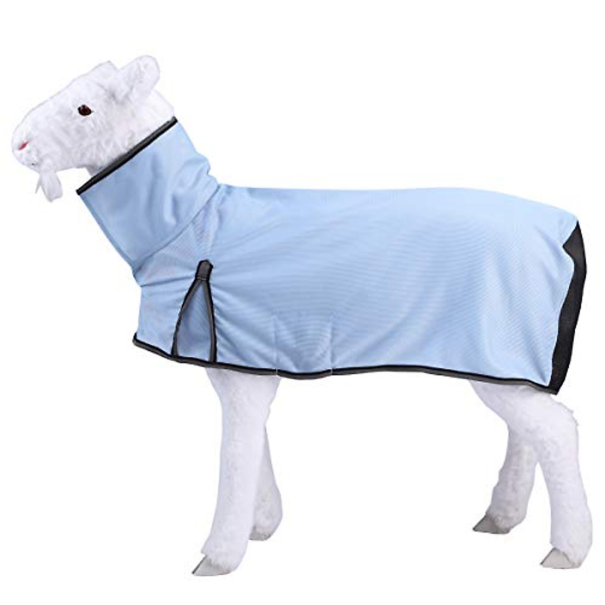 LEAFOREST Sheep Cover, Sheep Blankets for Show Lambs, Sheep Supplies Sheep Covers for Lambs (Blue, M)