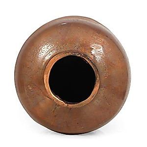 Christopher Knight Home Beckwith Decorative VASE, Burnt Copper