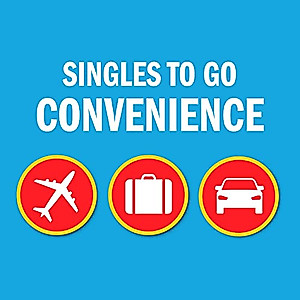 Skittles Singles To Go Tropical Flavors Variety Pack, Powdered Drink Mix, Includes 4 Flavors, Strawberry Starfruit, Mango Tangelo, Kiwi Lime, Pineapple Passionfruit, 40 Count