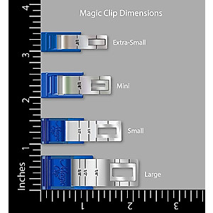 Taylor Seville Originals Small Magic Clip Sewing and Quilting Clips 6 Piece Set - Quilting Supplies and Notions - Sewing Accessories and Supplies