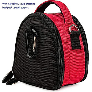 Portable Carrying Case Bag Fit for Miroir Element DLP Projector M55, for Kodak Pocket RODPJS75, for AAXA Pico Lcos Mini Pocket Projector KP 101 01, Pink