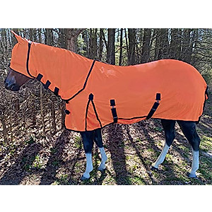 Rugged Ride Combo Neck Fly Sheet with Leg Straps and Matching Mask - Belly Wrap