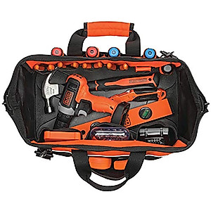 BLACK+DECKER Tool Bag, 16-inch (BDST500002APB)