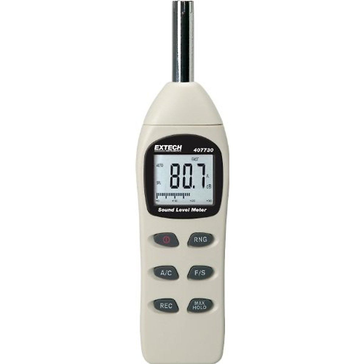 Extech 407730-NIST Digital Sound Level Meter 40-130dB with NIST