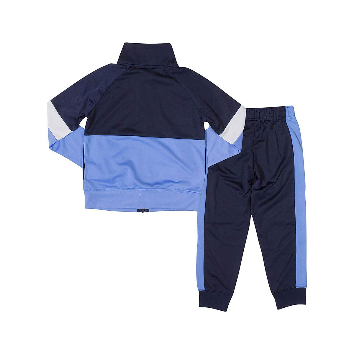 Nike Kids Boy's Color Block Zip Jacket/Joggers Track Set (Little Kids) Midnight Navy 7 Little Kids