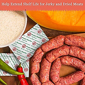 KitVacPak(50Packets)300cc Food Grade Oxygen Absorbers Packets for Home Made Jerky and Long Term Food Storage