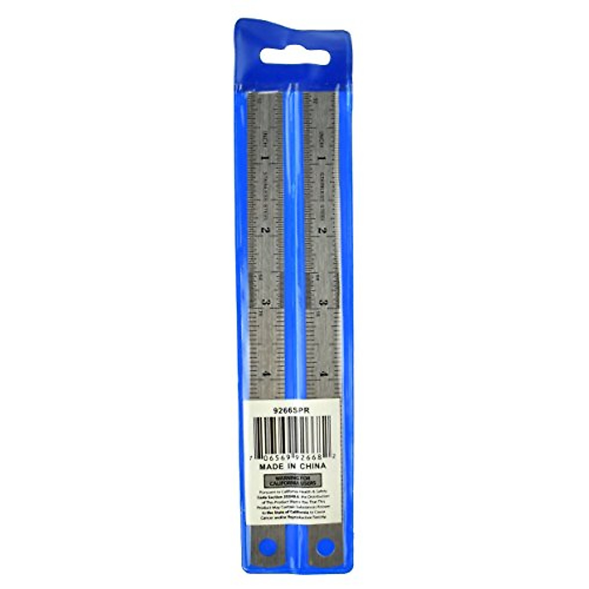 SE 6” Double-Sided Rulers in Both SAE/Metric (2-Pack) - 9266SRP
