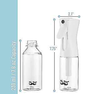 Mr. Pen- Spray Bottles, 7.8oz/230ml, Squirt Bottle, Hair Spray Bottles, Small Spray Bottle, Spray Bottle for Hair, Mist Spray Bottles, Empty Spray Bottles, Water Spray Bottle, Plant Spray Bottle