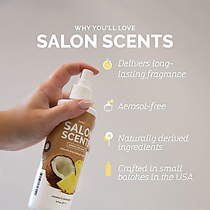 Bark2Basics Salon Scents Pet Grooming Cologne - 8 oz, Natural Professional Groomer Perfume for Dogs and Cat, Long Lasting, Deodorizing, (Citrus and Pomegranate)