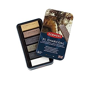 Derwent XL Charcoal Set of 6