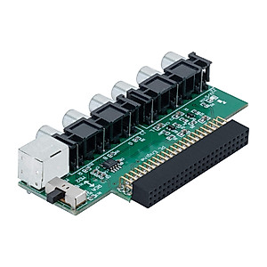 Mcbazel RGBS Video Booster Audio Converter Signal Output PCB Board for NEC PCE PC Engine Grafx