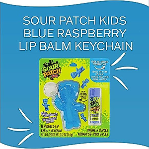 Taste Beauty Sour Patch Kids Blue Raspberry Lip Gloss Keychain