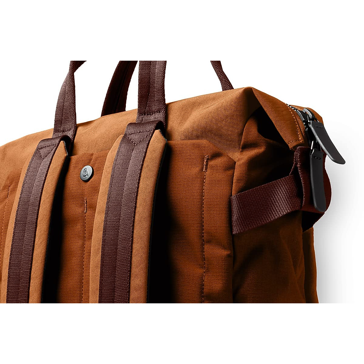 Bellroy Tokyo Totepack, water-resistant woven convertible backpack and tote bag - Bronze