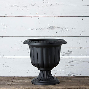 Novelty 38198.03 Classic Urn Planter, Black, 19 Inch