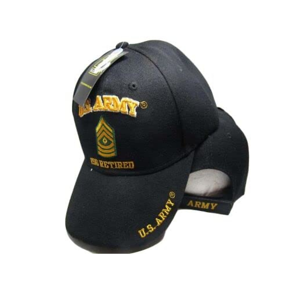 Flakita's Novelties Oficially Licensed US Army 1SG First Sergeant Retired Veteran Hat Ball Cap