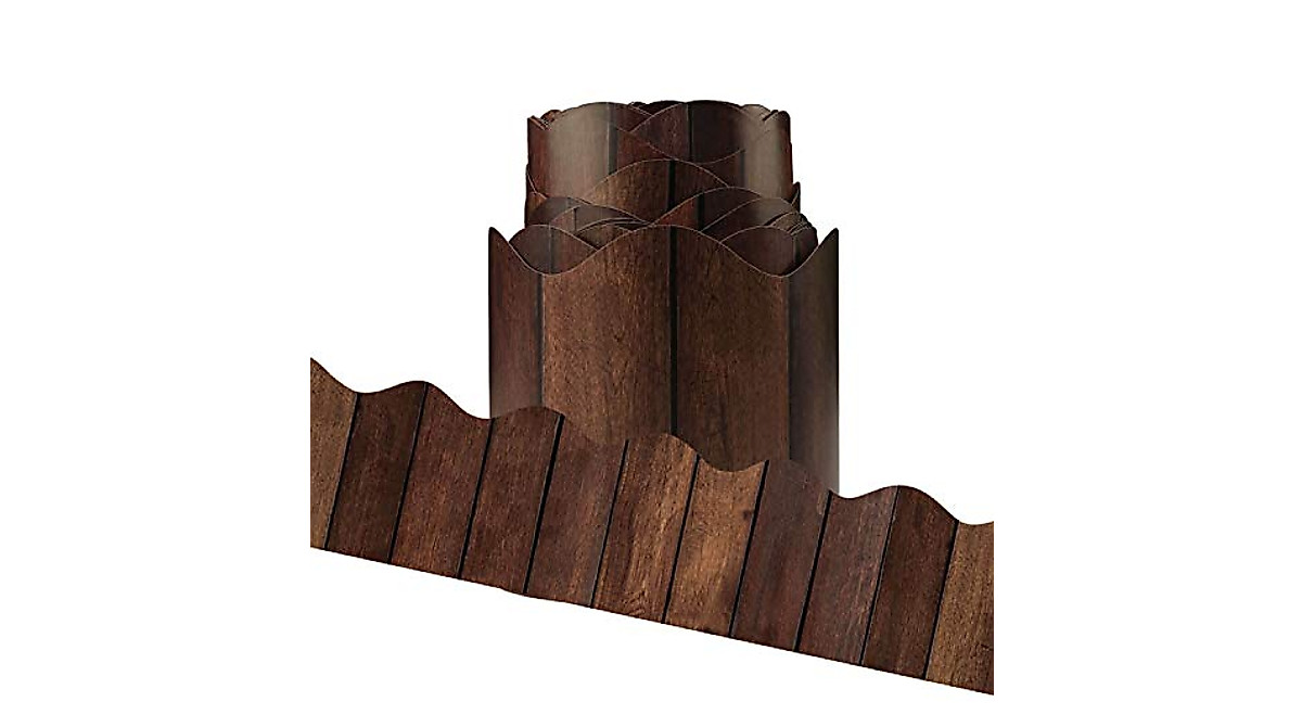 Dark Wood Bulletin Board Borders for Classroom Decor