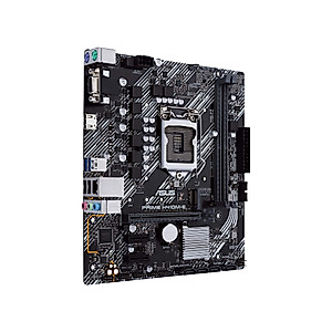 ASUS Prime H410M-E LGA1200 (Intel® 10th Gen) Micro-ATX Motherboard (M.2 Support, HDMI, D-Sub, USB 3.2 Gen 1, COM Header, TPM Header, 4K@60Hz)