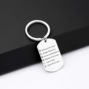 BEKECH TV Show It's Always Sunny Inspired Gift THE D.E.N.N.I.S. System Relationship Advice Gift for TV Series Lovers (Silver)