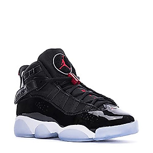 Nike Jordan 6 Rings, Black/Gym Red-White 322992 064 (us_Footwear_Size_System, Adult, Men, Numeric, Medium, Numeric_10)