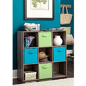 ClosetMaid 4167 Cubeicals Organizer, 9-Cube, Natural Gray