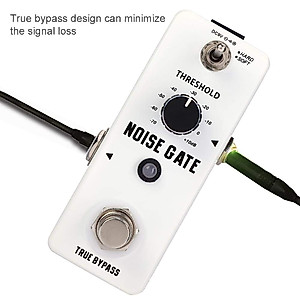 Guitar Noise Gate Suppressor Guitar Noise Killer Effect Pedal for Electric Guitars