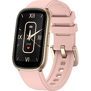 Fitness Tracker Smart Watch Women Men 1.47 Inch Touch Screen Activity Tracker for Android iOS Phones Exercise Watch with 24 Sports Modes Pedometer Calorie Step Counter Sleep Heart Rate Monitor