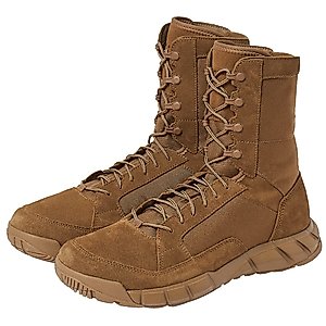 Oakley Tactical Boots, 8, R, Tan, Plain, Mens, PR