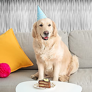 1.89 Inch x 262 ft Metallic Plastic Streamer Hanging Wedding Streamer Tape Showers Streamer Backdrop for Curtains Party Birthday Wedding Bridal Shower Decor (Silver)