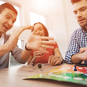 2 Set 11 Dice Set Polyhedral Dice Set Multisided Dice Set Smooth Touch with Drawstring Bag Compatible with RPG MTG Table Game Dice, 22 Pieces