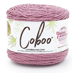 Lion Brand Yarn - Coboo 6 Pack with Needle Gauge (Plume)