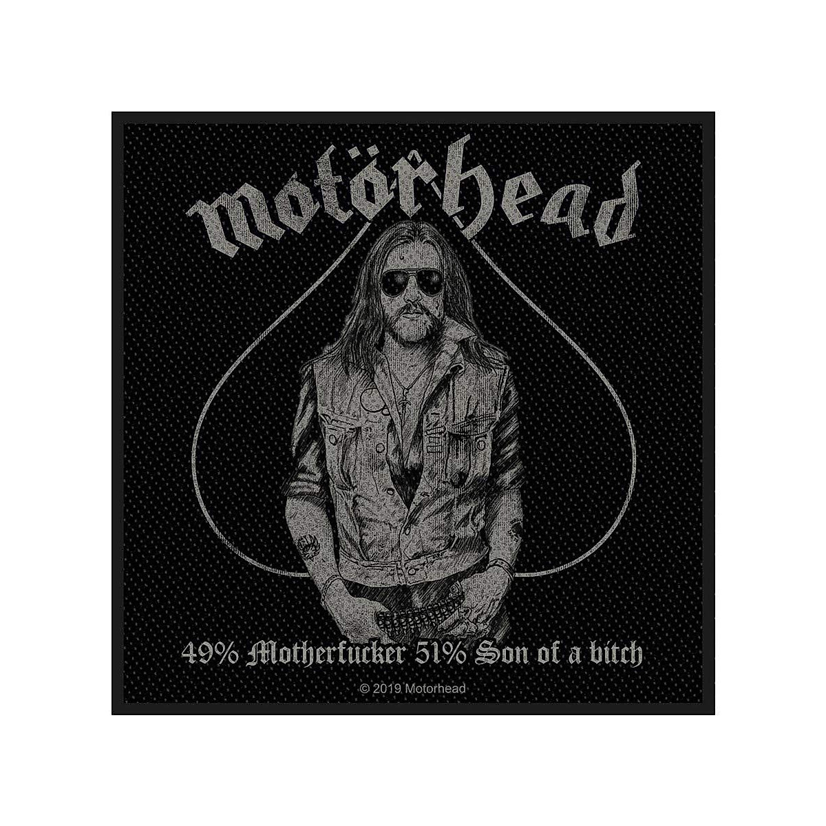 Motorhead - 49% Mother 51% Son of a Bitch Patch 10cm x 10cm