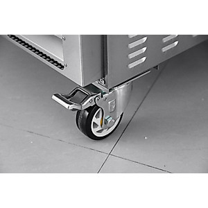 CHUMART 36" Chef Base Refrigerator, 2 Drawer Refrigerated Commercial Refrigerator, Stainless Steel Undercounter Refrigerator, Kitchen Equipment for Restaurant, Bar, Garage