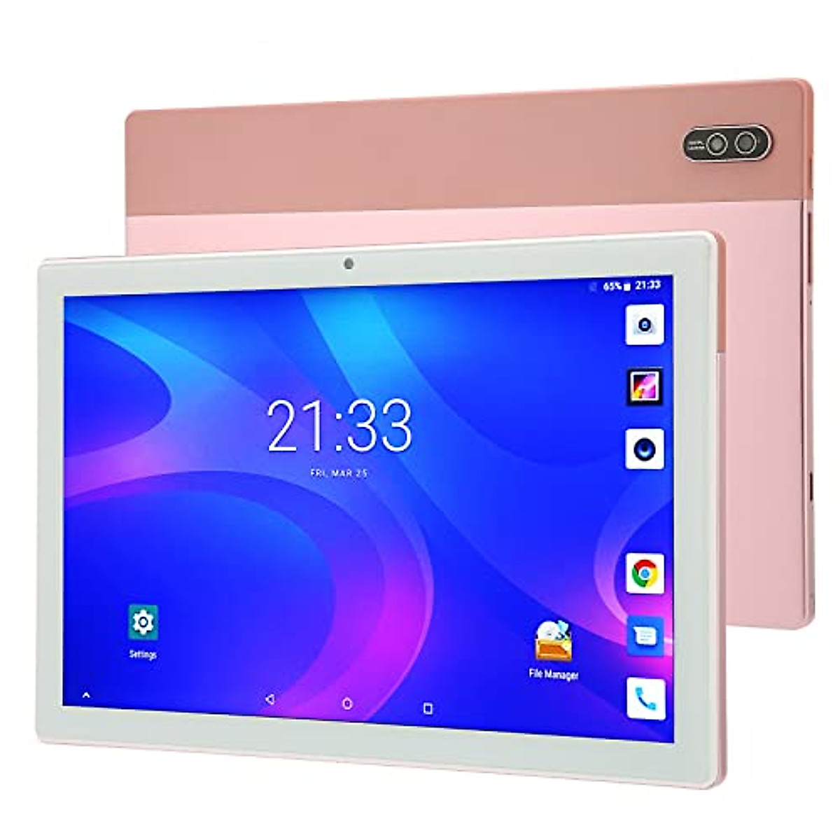 10.0 Inch Tablet Calling Tablet Front 8MP Rear 13MP 100240V 8 Core CPU 8GB 256GB Pink 1920x1200 for Gaming (US Plug)