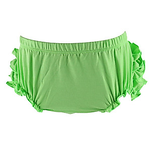 Wennikids Baby Girl's Cotton Shorts and Diaper Cover Bloomers X-Large Black