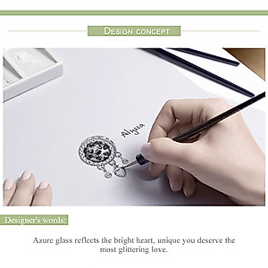 Birthstone Charm Fit Pandora Charms Bracelet and Necklace Gifts for Women Sparkling Birthstones Zircon Paved