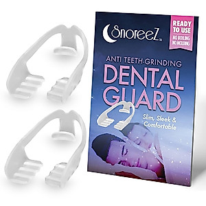 Anti Teeth-Grinding Dental Guard-Ready to use-No Boiling or Molding, Slim, Sleek and Comfortable Works for Upper and Lower Jaw, relieves pain and corrects TMJ and Bruxism