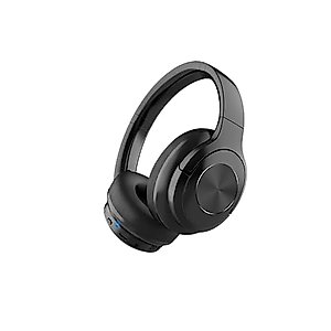 Bingozones B7 Pro. Over The Ear Headphones Wireless Bluetooth 65 Hours Playtime Foldable Deep Bass HiFi Stereo Wireless Headsets with Mic Lightweight Memory Foam Soft Earmuff, for Phone,TV Black