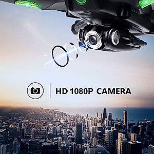 Aomola S5 Drone with Camera for adults,Wide-Angle 1080P HD FPV Live Video RC Quadcopter with Altitude Hold,Headless Mode,One Key Return,3D Flips&Rolls,Compatible w/VR Headset