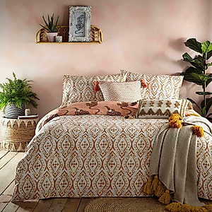 Furn Tibetan Tiger Duvet Set (Queen) (Blue)